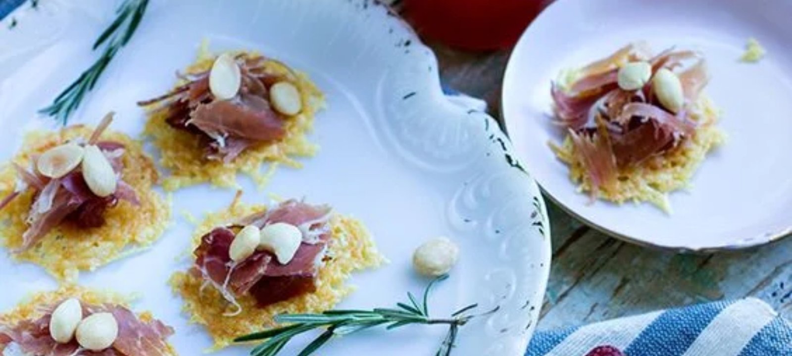 Manchego Crisps Raspberry Rosemary Shrub Cocktails - Carolina Girl Cooks