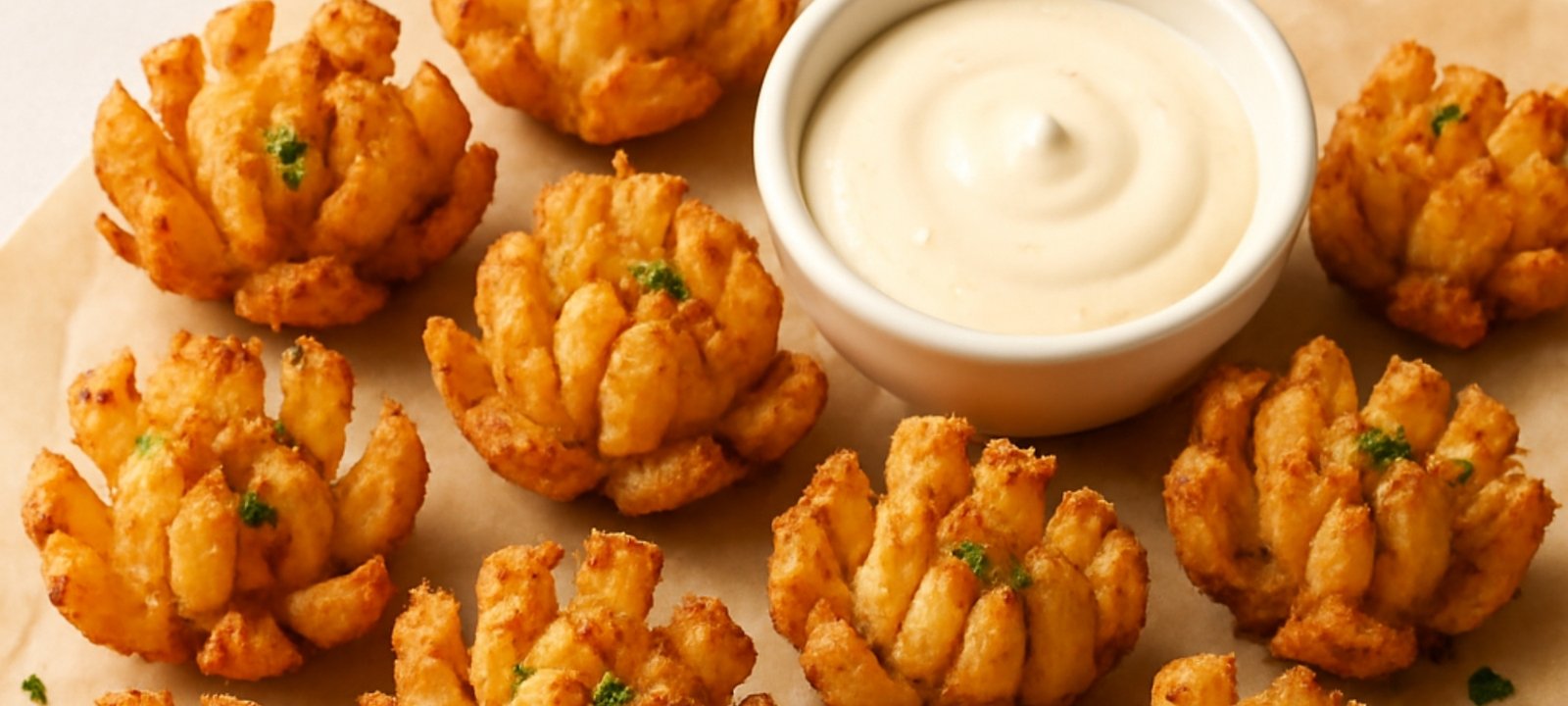 Bite-Sized Blooming Onions - Carolina Girl Cooks