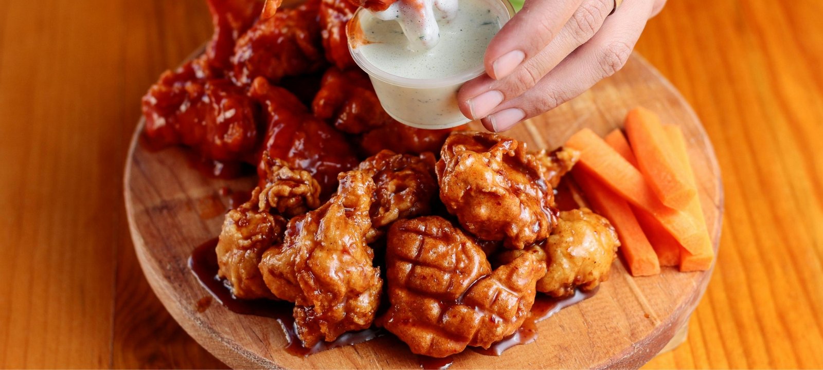 Boneless Chicken Wings - Carolina Girl Cooks