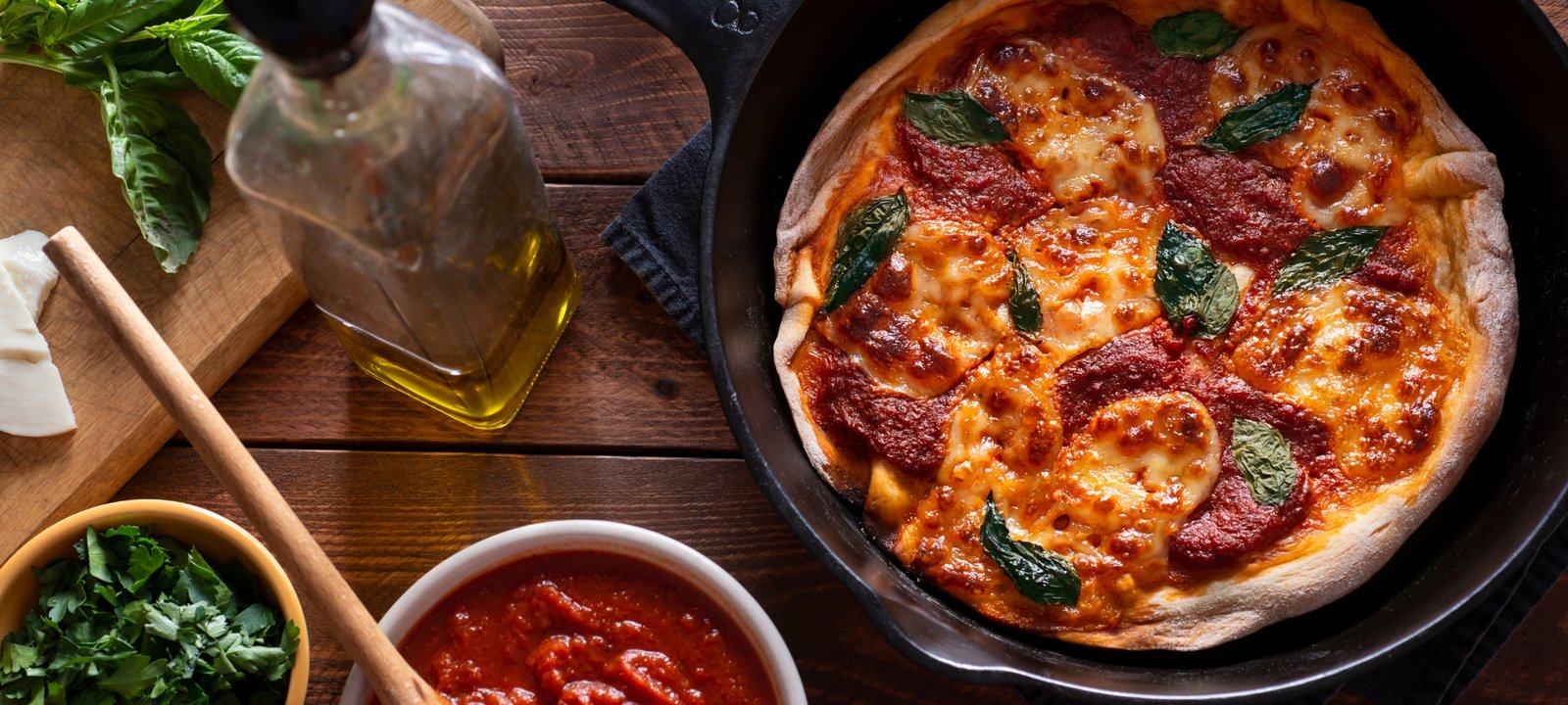Cast Iron Pizza Recipe - Carolina Girl Cooks